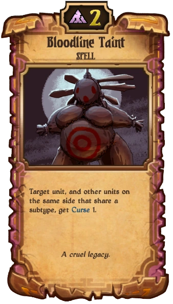 Bloodline Taint | Scrolls Wiki | Fandom