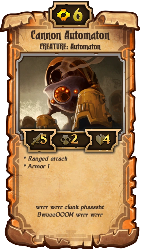 Cannon Automaton | Scrolls Wiki | Fandom