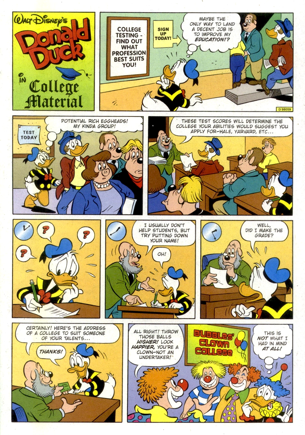 College Material | Scrooge McDuck Wikia | Fandom