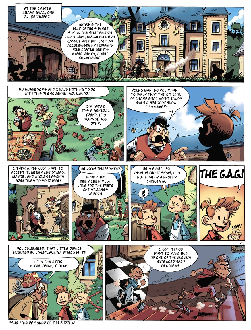 A Green Christmas in Champignac | Scrooge McDuck Wikia | Fandom