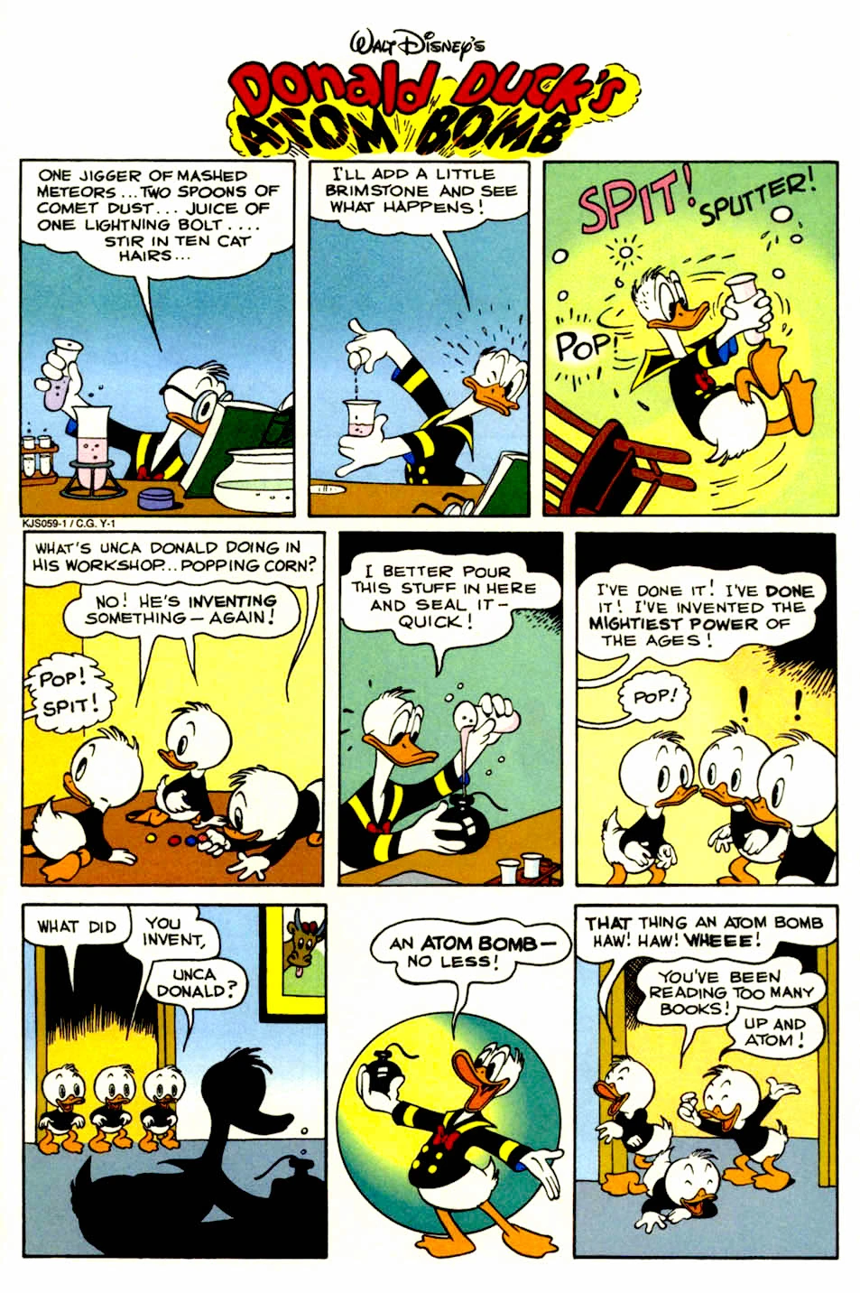 Donald Duck's Atom Bomb | Scrooge McDuck Wikia | Fandom
