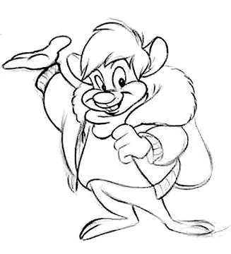 chip and dale christmas coloring pages