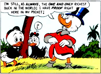 Richest Duck in the World (title) | Scrooge McDuck Wikia | Fandom