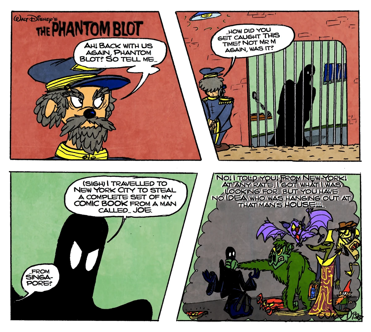 The Phantom Blot Visits Joe! | Scrooge McDuck Wikia | Fandom