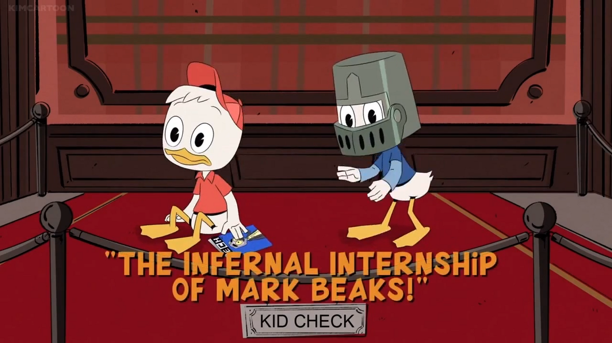 The Infernal Internship Of Mark Beaks Ducktales Wiki Fandom