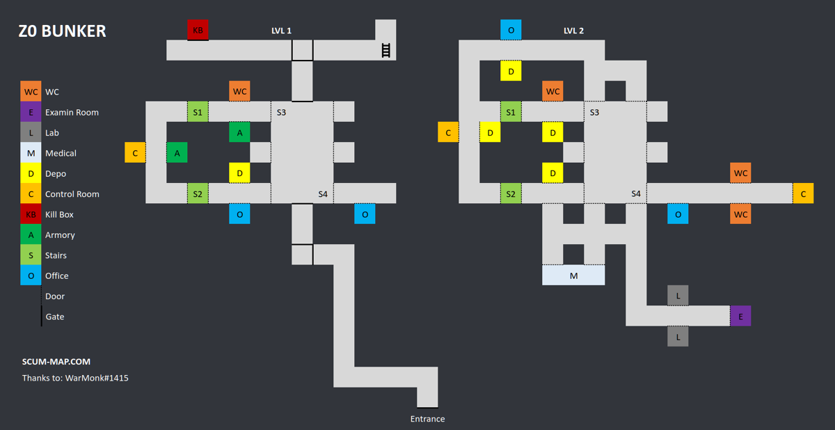 Z0 Bunker | Scum Wikia | Fandom
