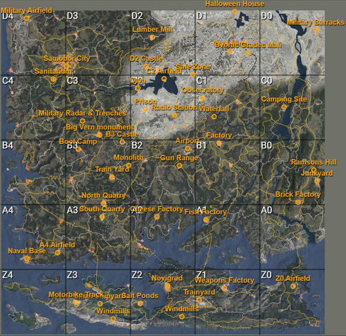 Scum Car Spawn Locations Map All Scum Location Maps