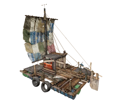 how to make a large raft ark