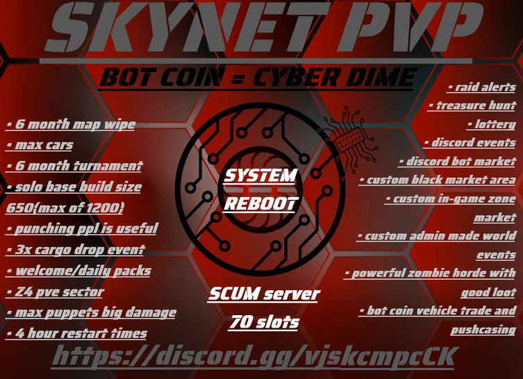 SKYNET PVP - Official Scum Wiki