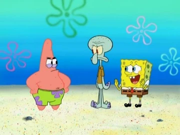 Squidward Spongebob And Patrick