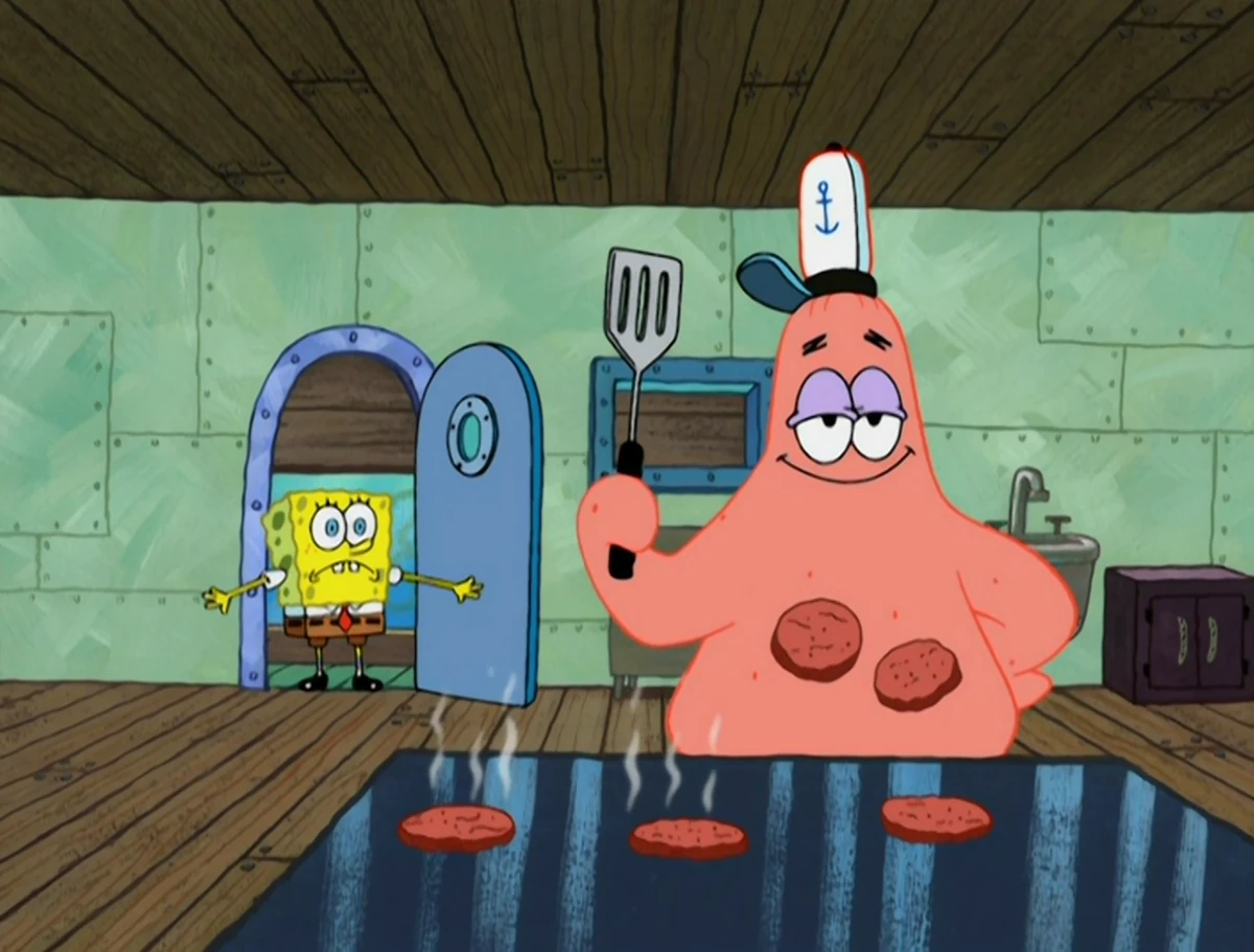 Patrick's disgusting cooking scene | ScumBob Wiki | Fandom