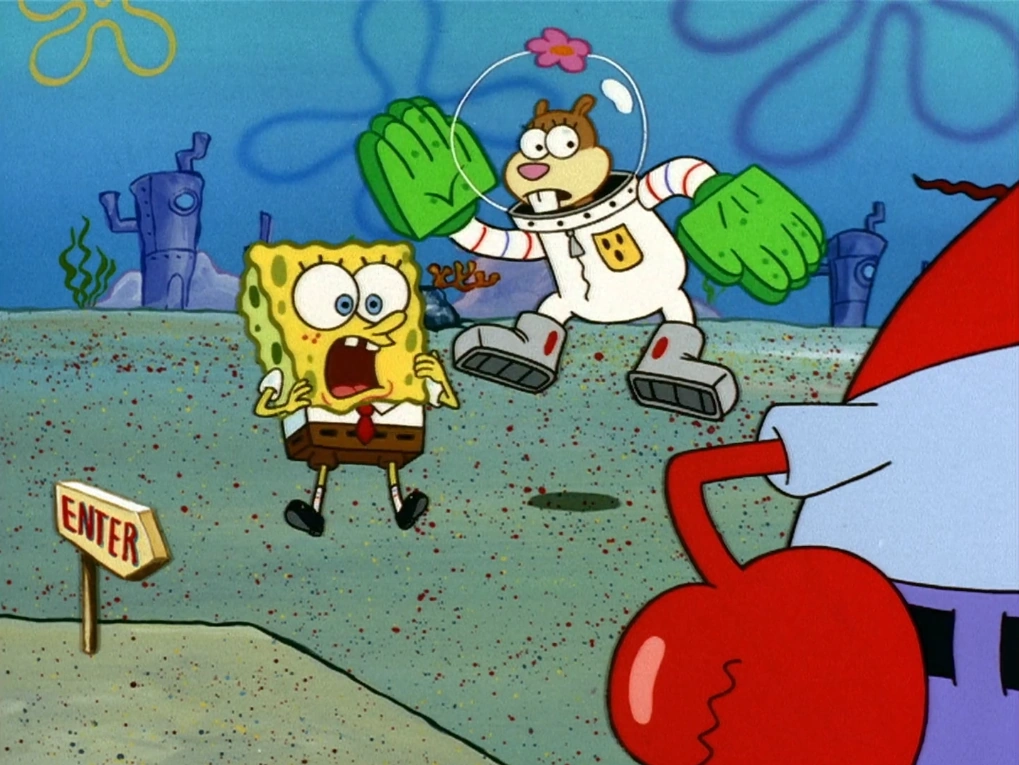 Karate Choppers Fired Scene | ScumBob Wiki | Fandom