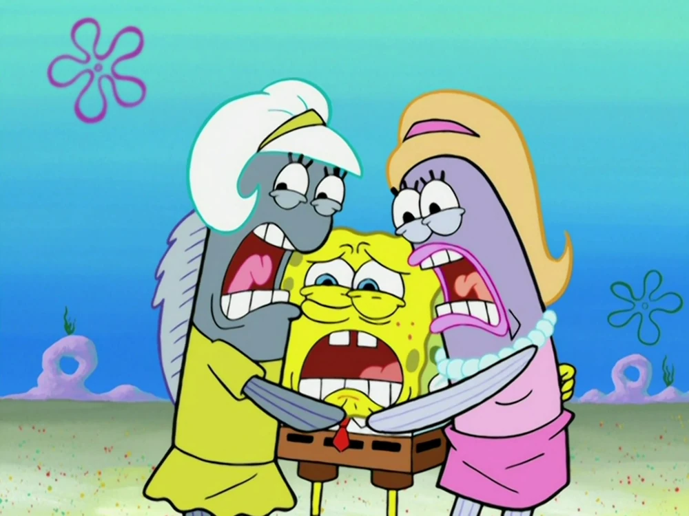 The Crawly Clown Scaring SpongeBob, Nancy & Debbie Scene | ScumBob Wiki ...