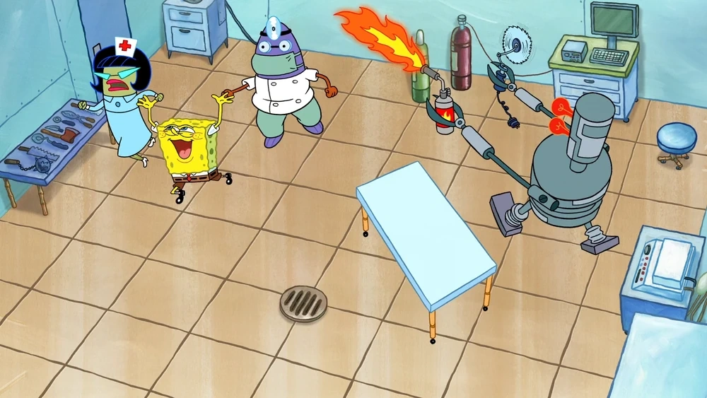 Don't Make Me Laugh operating room scene | ScumBob Wiki | Fandom