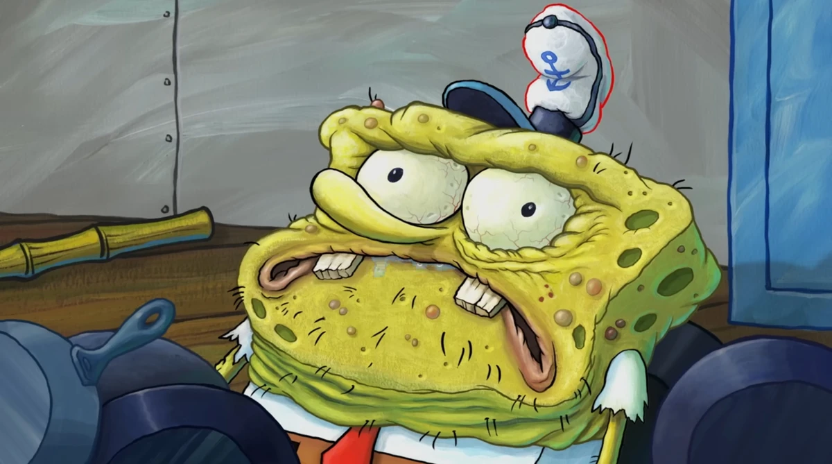 Spongey Spongey’s infamous close up | ScumBob Wiki | Fandom