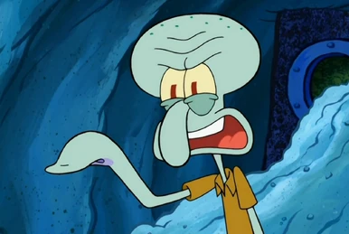 squidward making spongebob cry