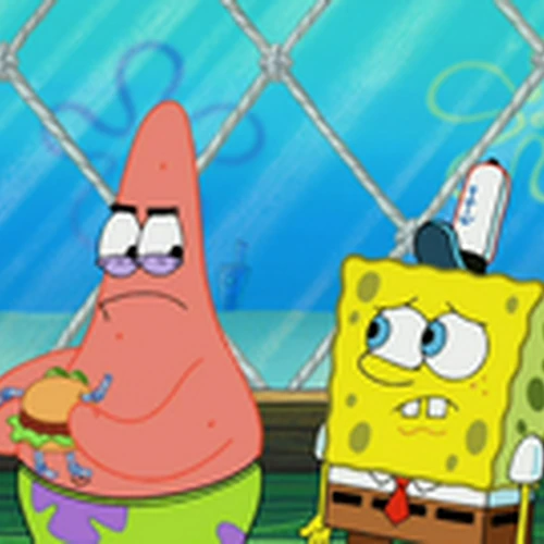 Spongebob And Patrick Fighting