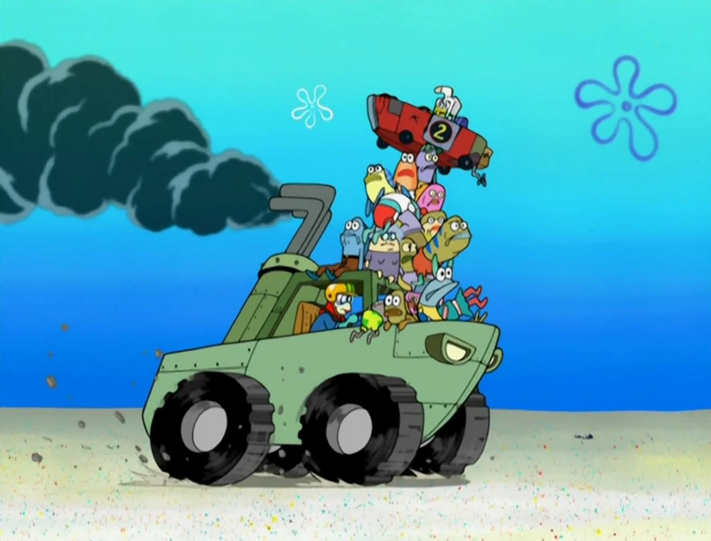 Mrs. Puff Chasing SpongeBob Scene | ScumBob Wiki | Fandom