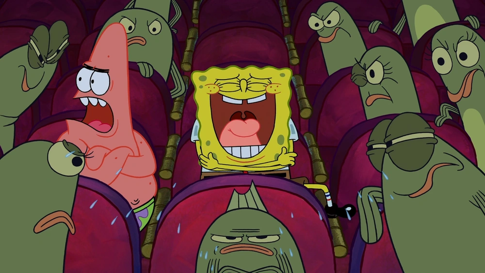 SpongeBob annoying everyone with his laughter scene | ScumBob Wiki | Fandom