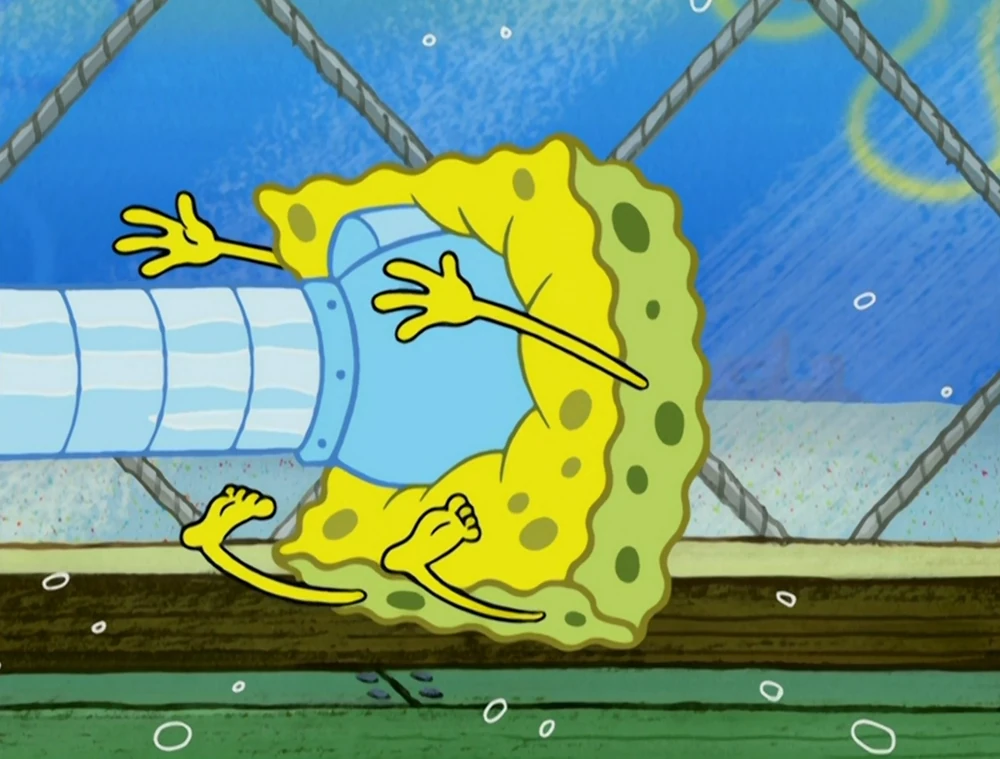 Le Spatula Punching SpongeBob Scene | ScumBob Wiki | Fandom
