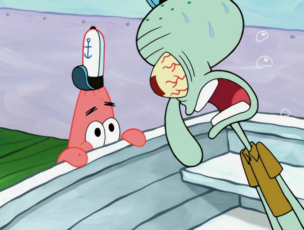 Patrick Stalking Squidward Scene | ScumBob Wiki | Fandom