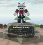 SuddenlySnowy | Silly Defense Wiki | Fandom