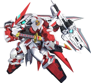 Gundam Astray Red Frame Red Dragon Cross Rays | SD Gundam G Generation ...