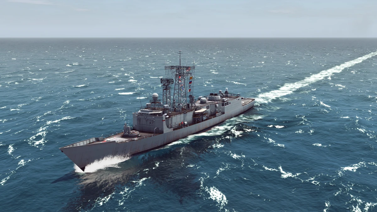 Oliver Hazard Perry-class | Sea Power: Naval Combat in the Missile Age ...