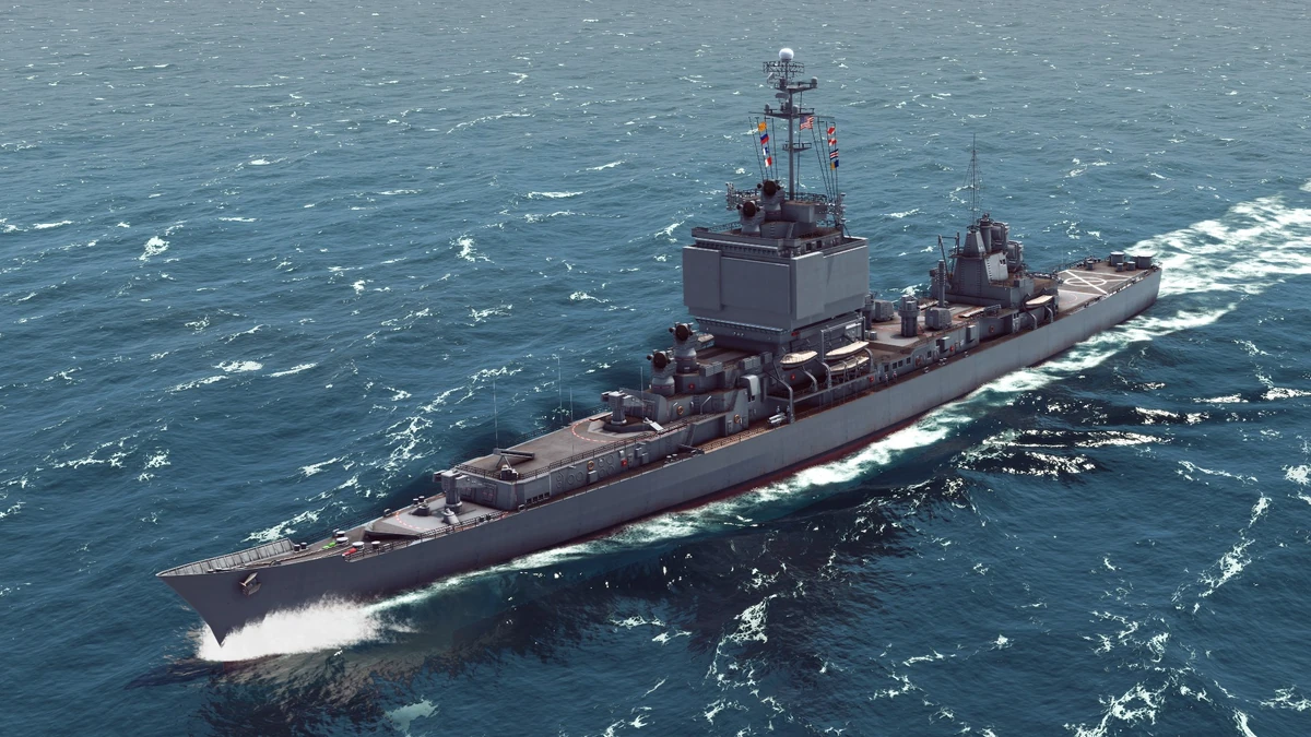 Long Beach-class (1973) | Sea Power: Naval Combat in the Missile Age ...
