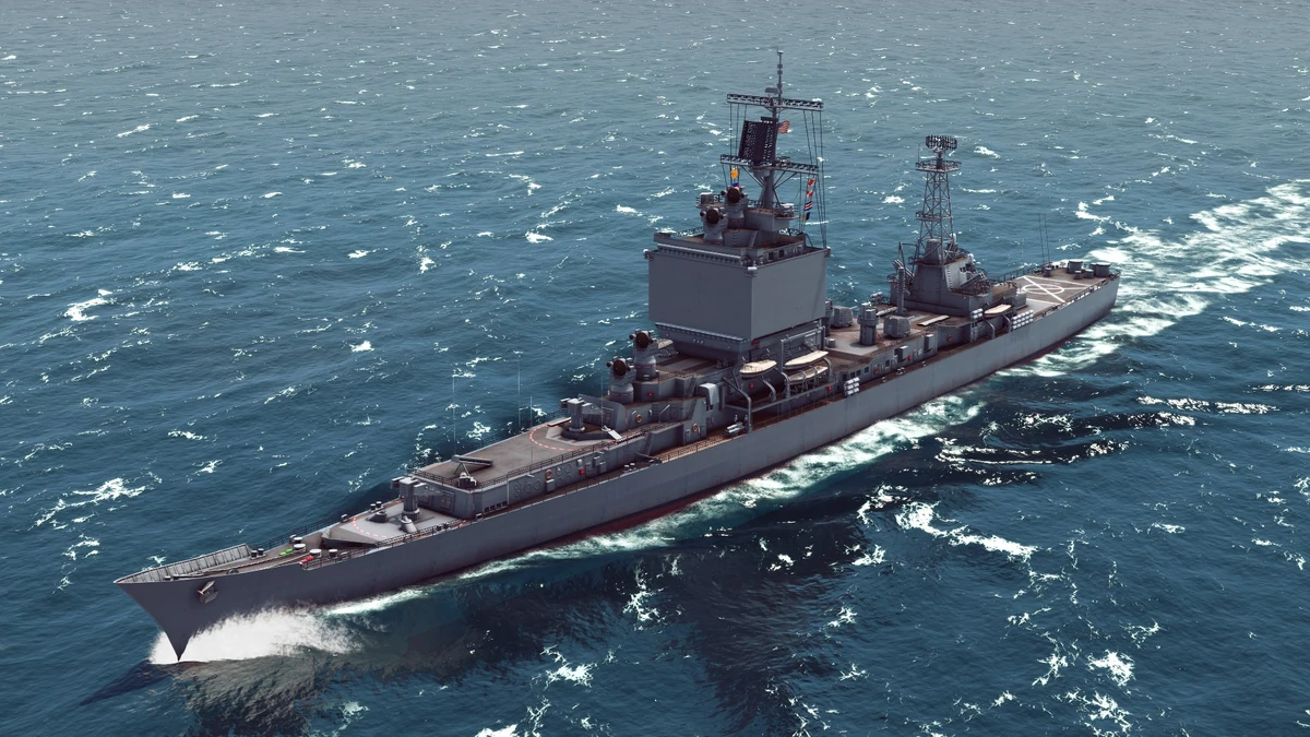 Long Beach-class (1983) | Sea Power: Naval Combat in the Missile Age ...