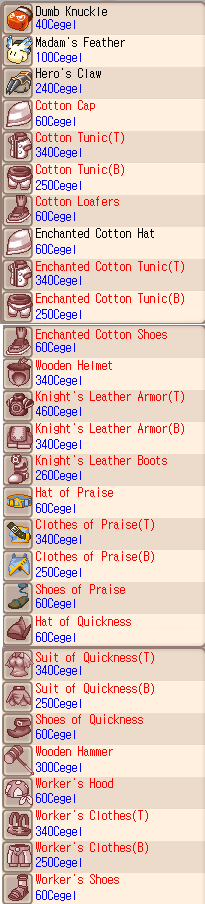 Novice Item Merchant | Seal Online Wiki | Fandom