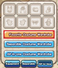 Wardrobe System | Seal Online Wiki | Fandom