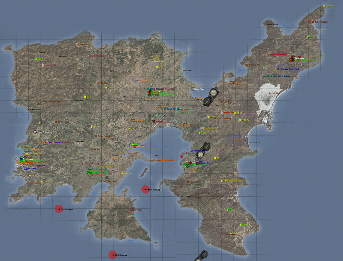 Altis RP Map | Seal Team Sloth Wiki | Fandom