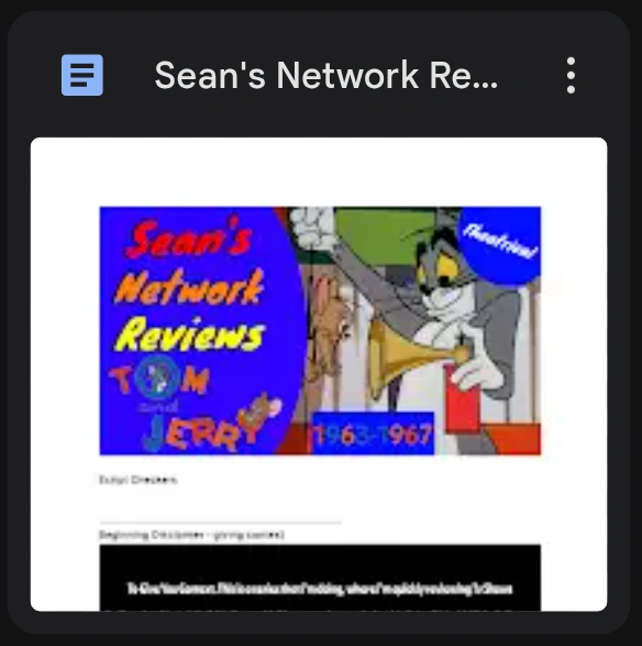 Sean's Network Reviews: Tom and Jerry: The Chuck Jones Cartoons ...