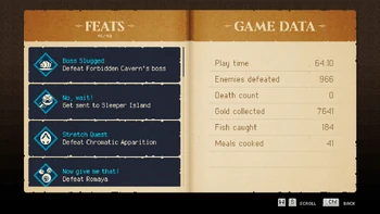 Feats | Sea of Stars Wiki | Fandom