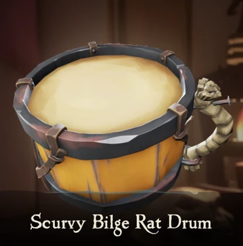 Scurvy Bilge Rat Drum | Sea of Thieves Wiki | Fandom