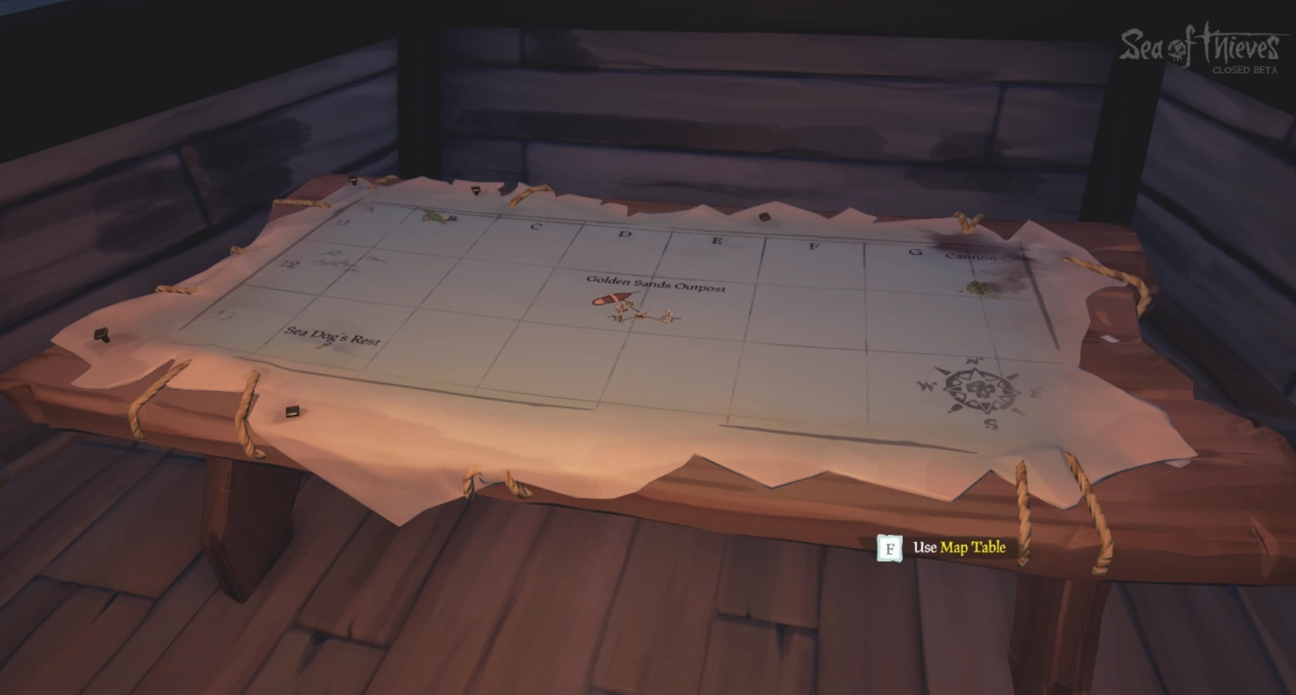 Map Table | Sea of Thieves Wiki | Fandom