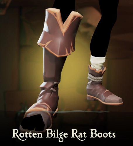Rotten Bilge Rat Boots | Sea of Thieves Wiki | Fandom