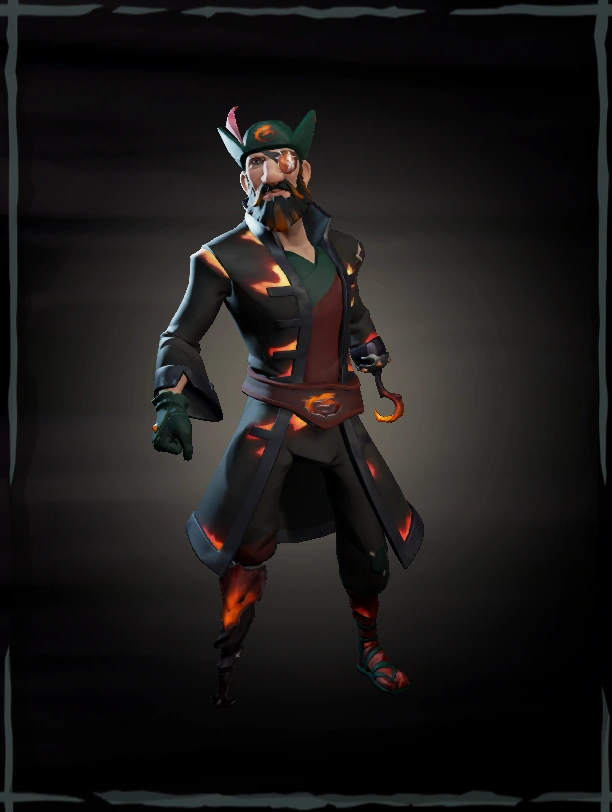 Conjunto Ashen Dragon - Sea of Thieves Wiki