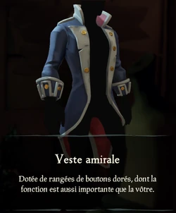 Veste amiral — Sea of Thieves Wiki