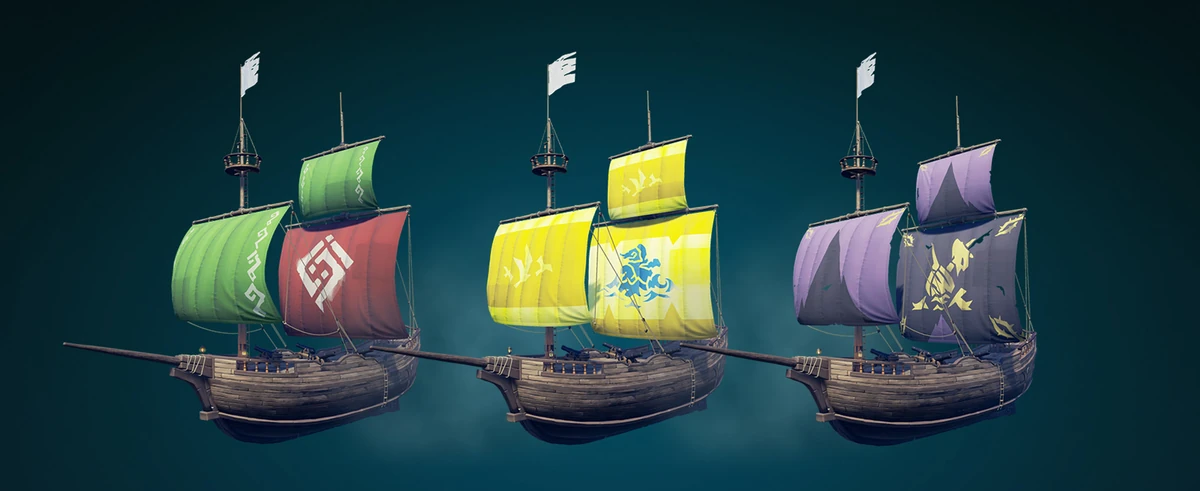 Cursed Sails Set | The Sea of Thieves Wiki