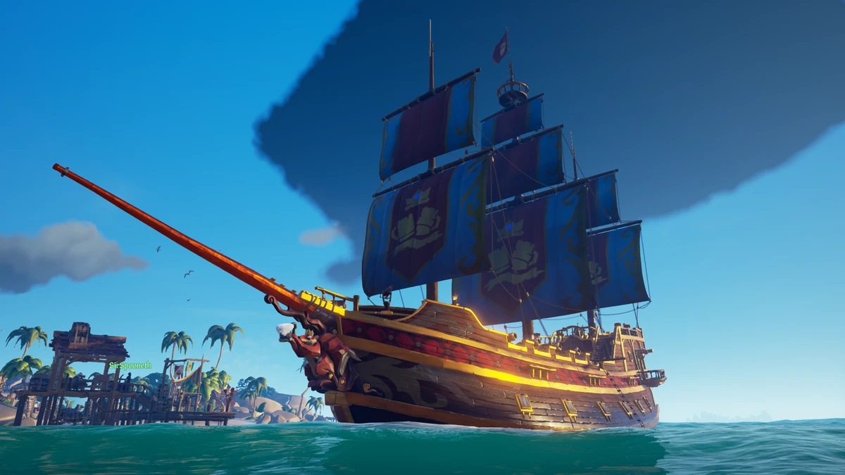 Royal Sea Squirrel Hull | The Sea of Thieves Wiki