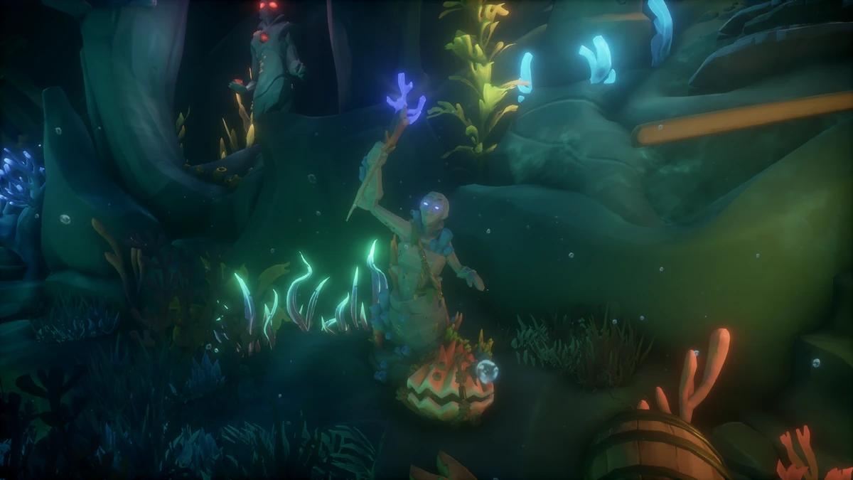 Sunken Merfolk Statue | The Sea of Thieves Wiki