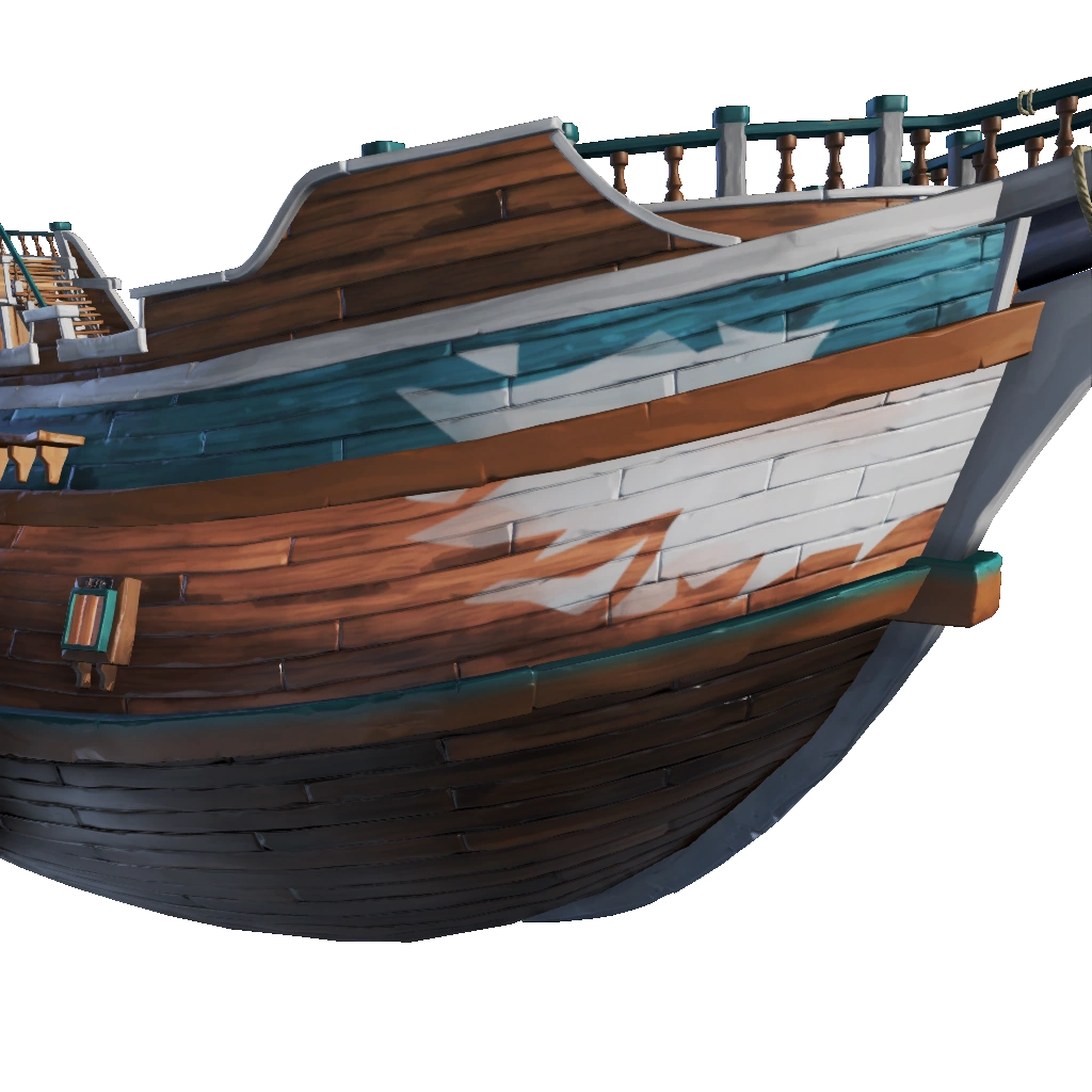 Gilded Phoenix Hull | The Sea of Thieves Wiki