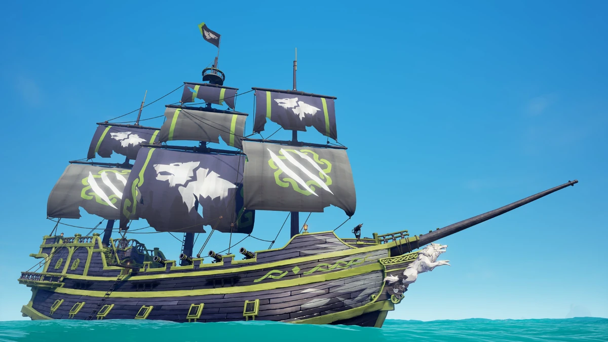 Collector's Night Wulf Sails | The Sea of Thieves Wiki