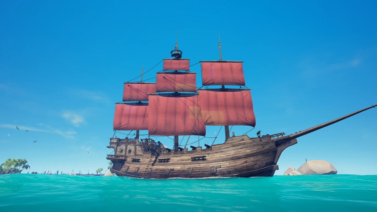 Red Sailor Sails | The Sea of Thieves Wiki