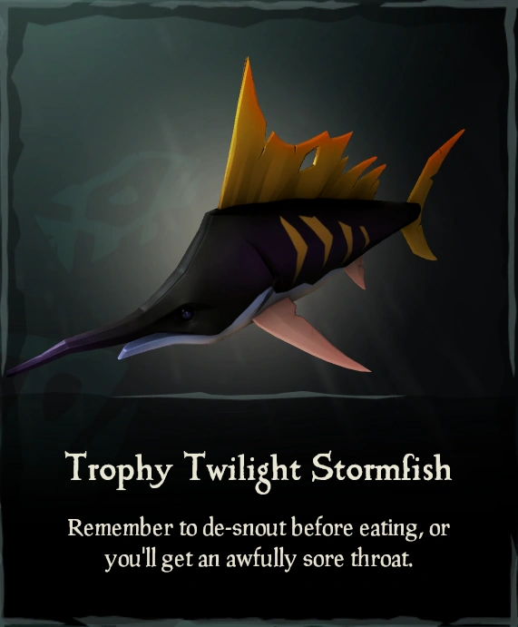 Twilight Stormfish | The Sea of Thieves Wiki