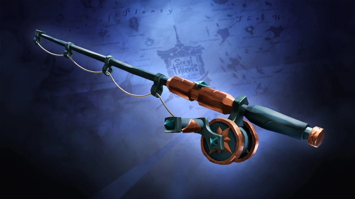 Sapphire Blade Fishing Rod | The Sea of Thieves Wiki