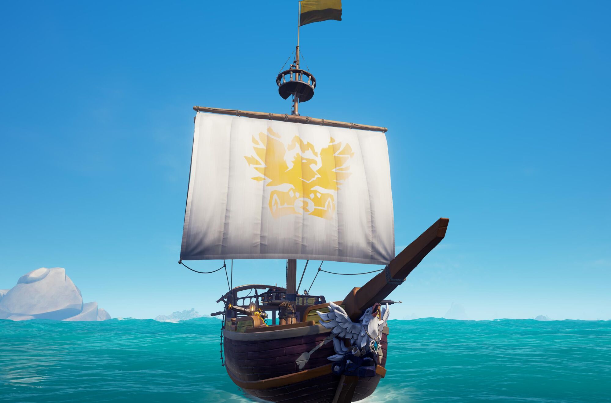 Gilded Phoenix Sails | The Sea of Thieves Wiki