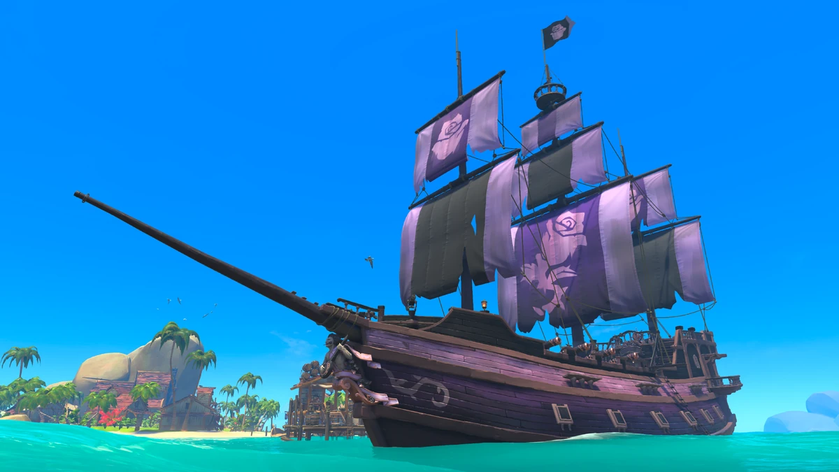 Thriving Wild Rose Hull | The Sea of Thieves Wiki